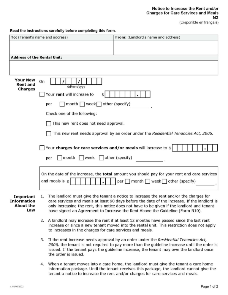 Complete List of Ontario LTB Forms and When to Use Each One - Found Spaces